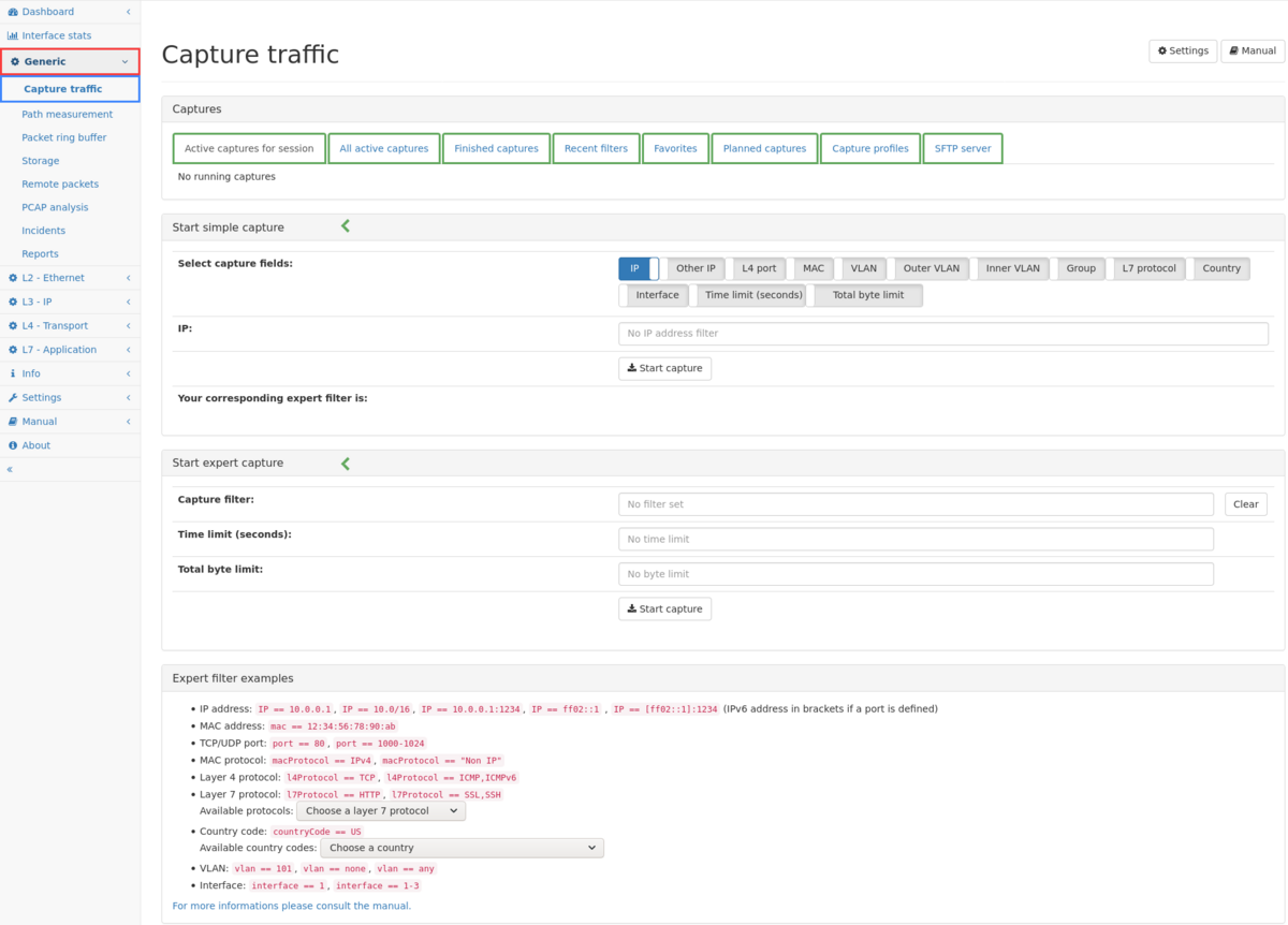 Capture module - Allegro Network Multimeter Manual