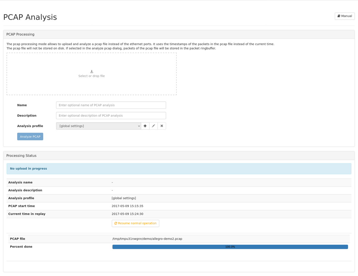 Forensic pcap Analysis - Allegro Network Multimeter Manual